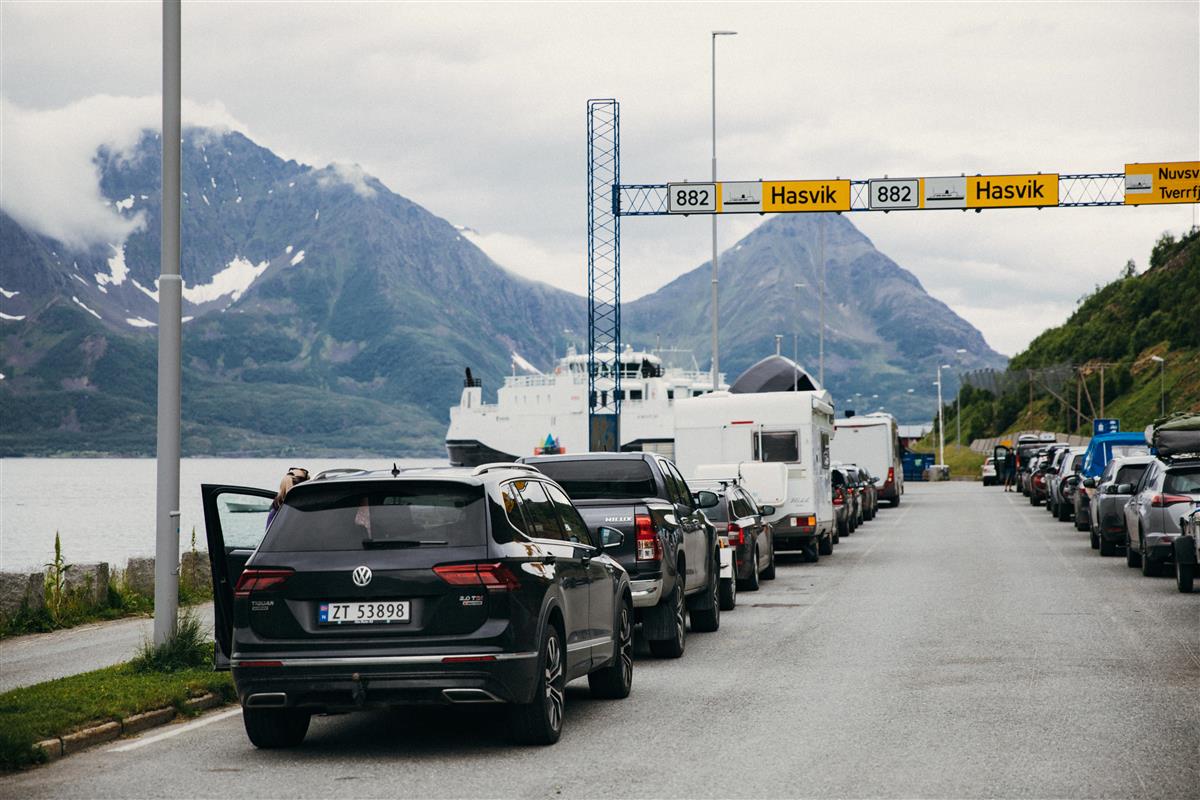 Rutejusteringer for ferge til og fra Øksfjord - Snelandia